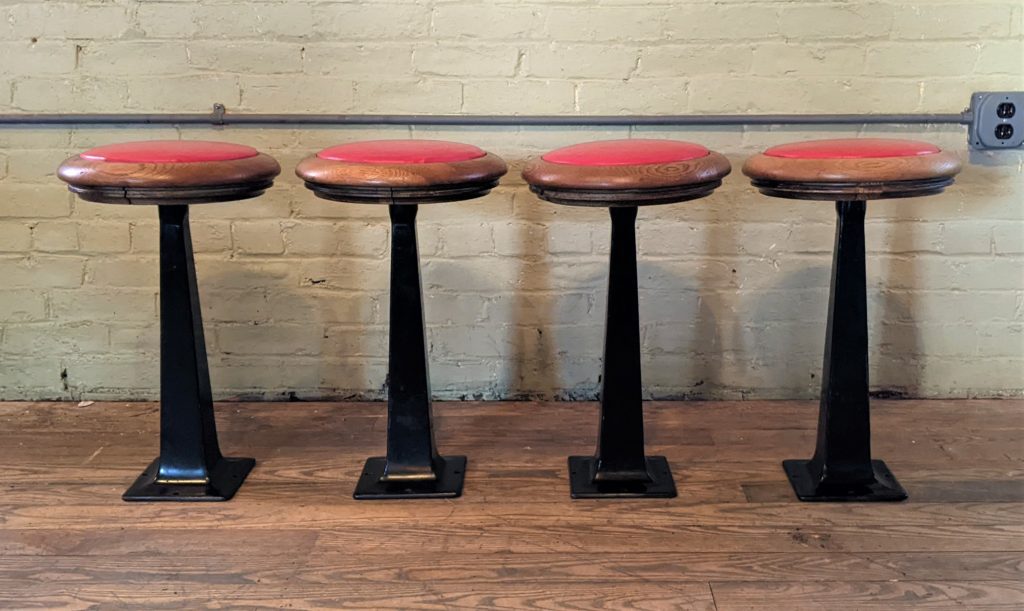 Diner Counter Stools - SOLD - Vintage Industrial by Get Back, Inc
