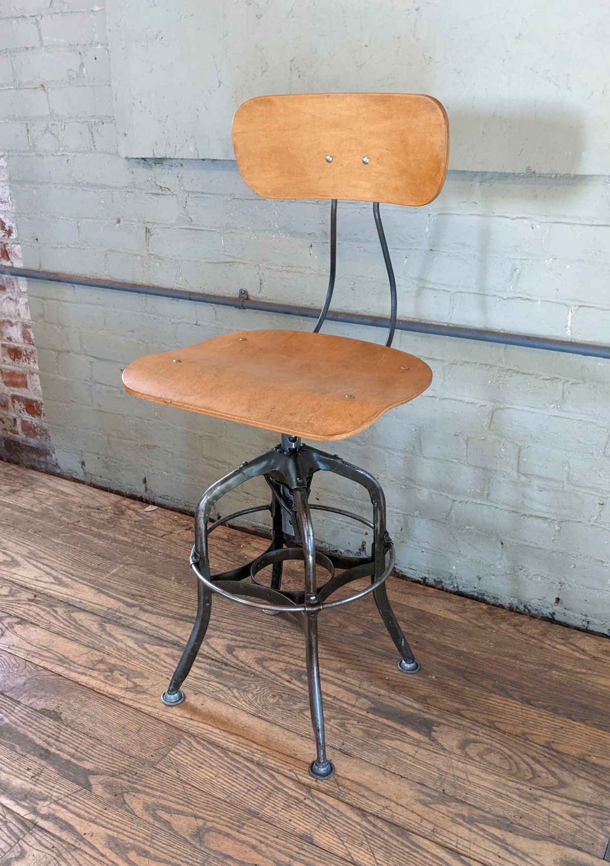 Vintage Toledo Adjustable Stool - SOLD - Vintage Industrial by Get Back ...