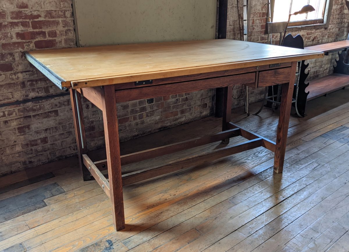 Vintage Drafting Table / Desk - SOLD - Vintage Industrial by Get Back, Inc