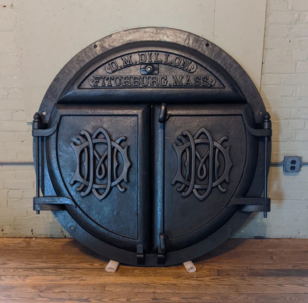 Antique Boiler Doors by D.M. Dillon, Fitchburg, MA - SOLD - Vintage ...