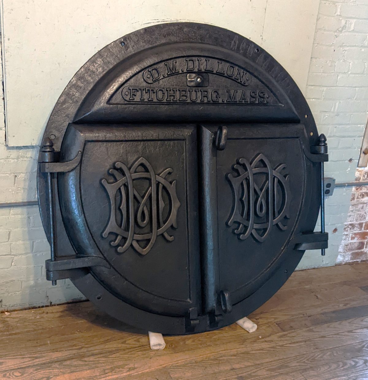 Antique Boiler Doors by D.M. Dillon, Fitchburg, MA - SOLD - Vintage ...