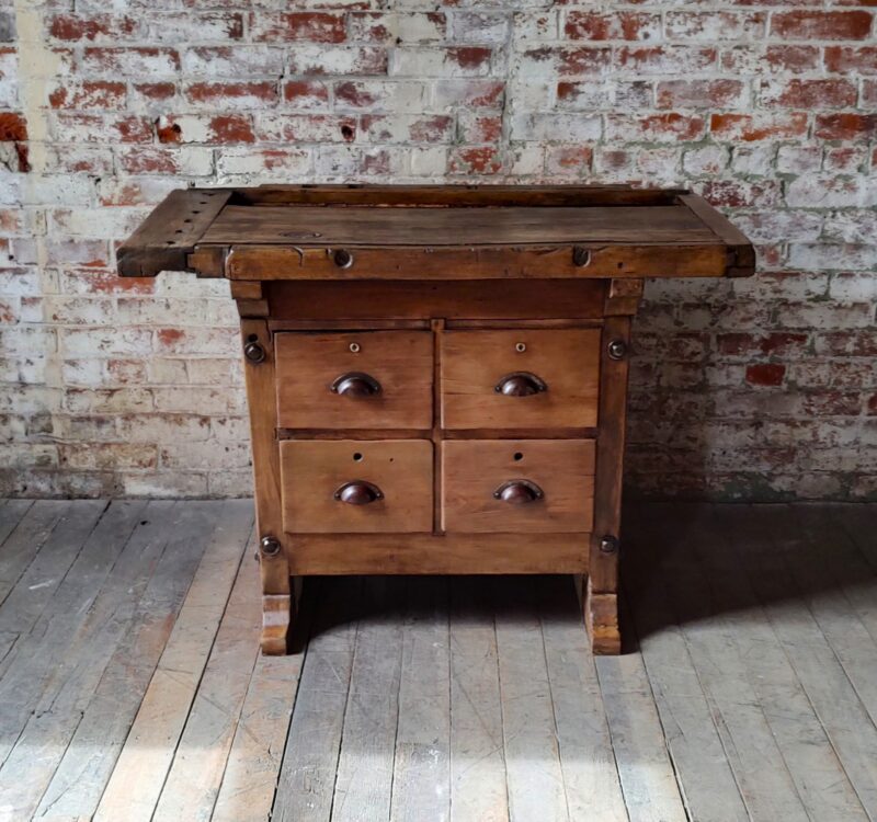 Vintage Cabinet Maker's Workbench - SOLD - Vintage Industrial by Get ...