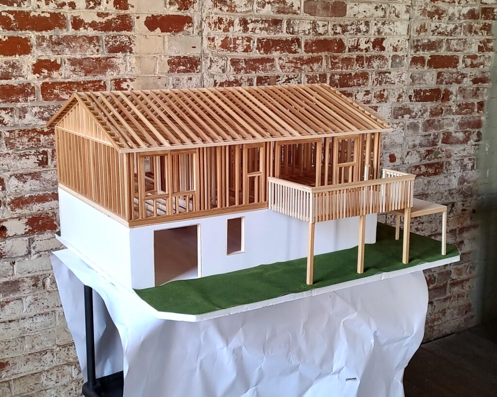 Architectural Model of Timber Framed House - SOLD - Vintage Industrial ...