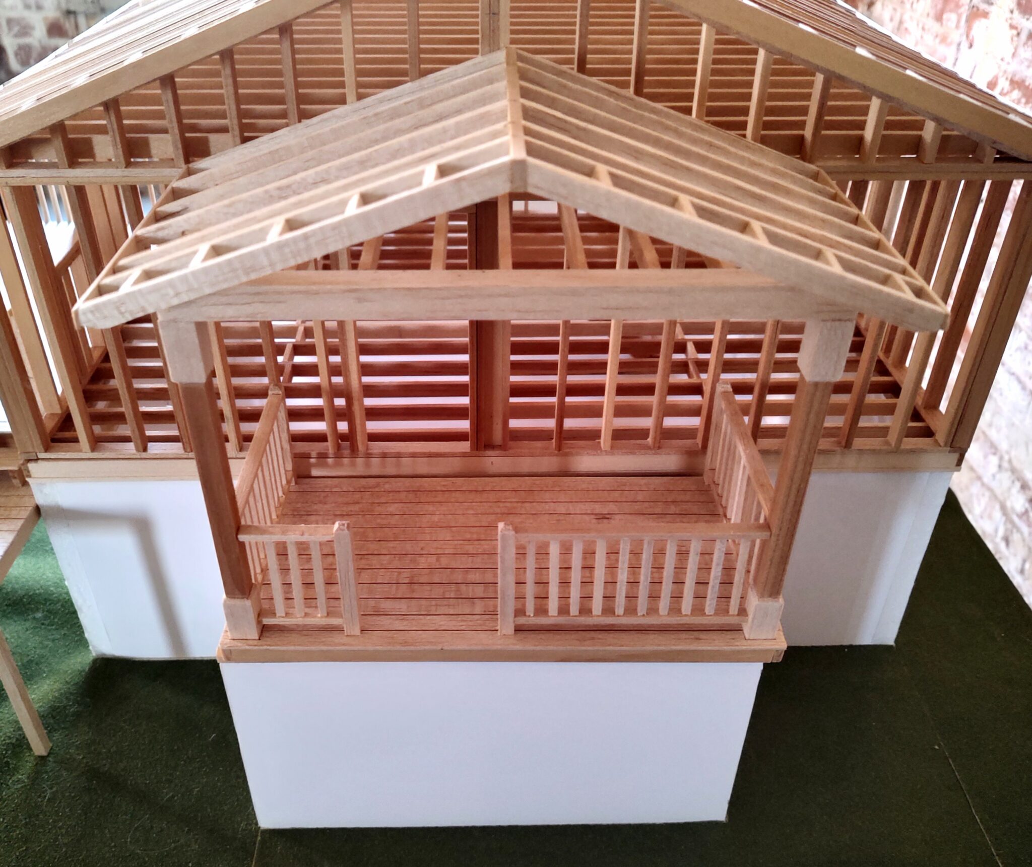 Architectural Model of Timber Framed House - SOLD - Vintage Industrial ...