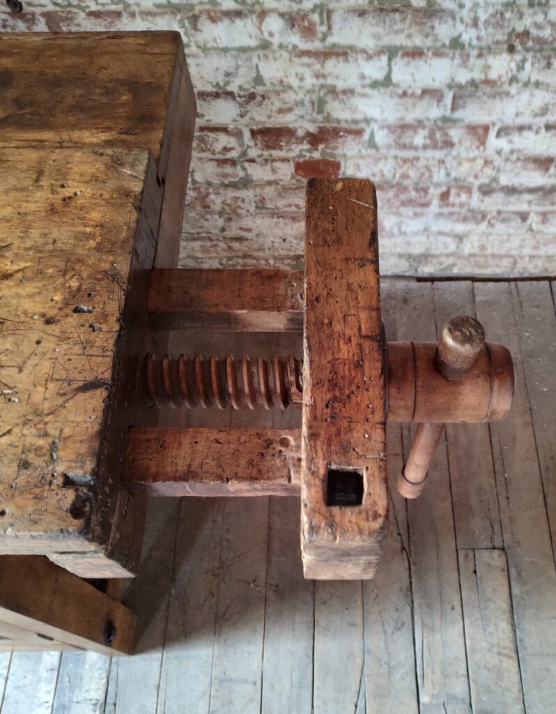 Antique Cabinet Maker's Workbench - SOLD - Vintage Industrial by Get ...