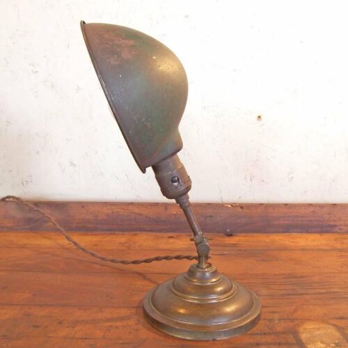 Antique Industrial Brass Desk / Task Lamp - SOLD - Vintage Industrial ...