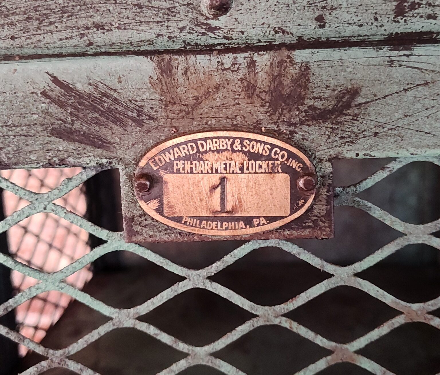 Antique Industrial Metal Lockers by Edward Darby & Sons, Inc. - SOLD ...