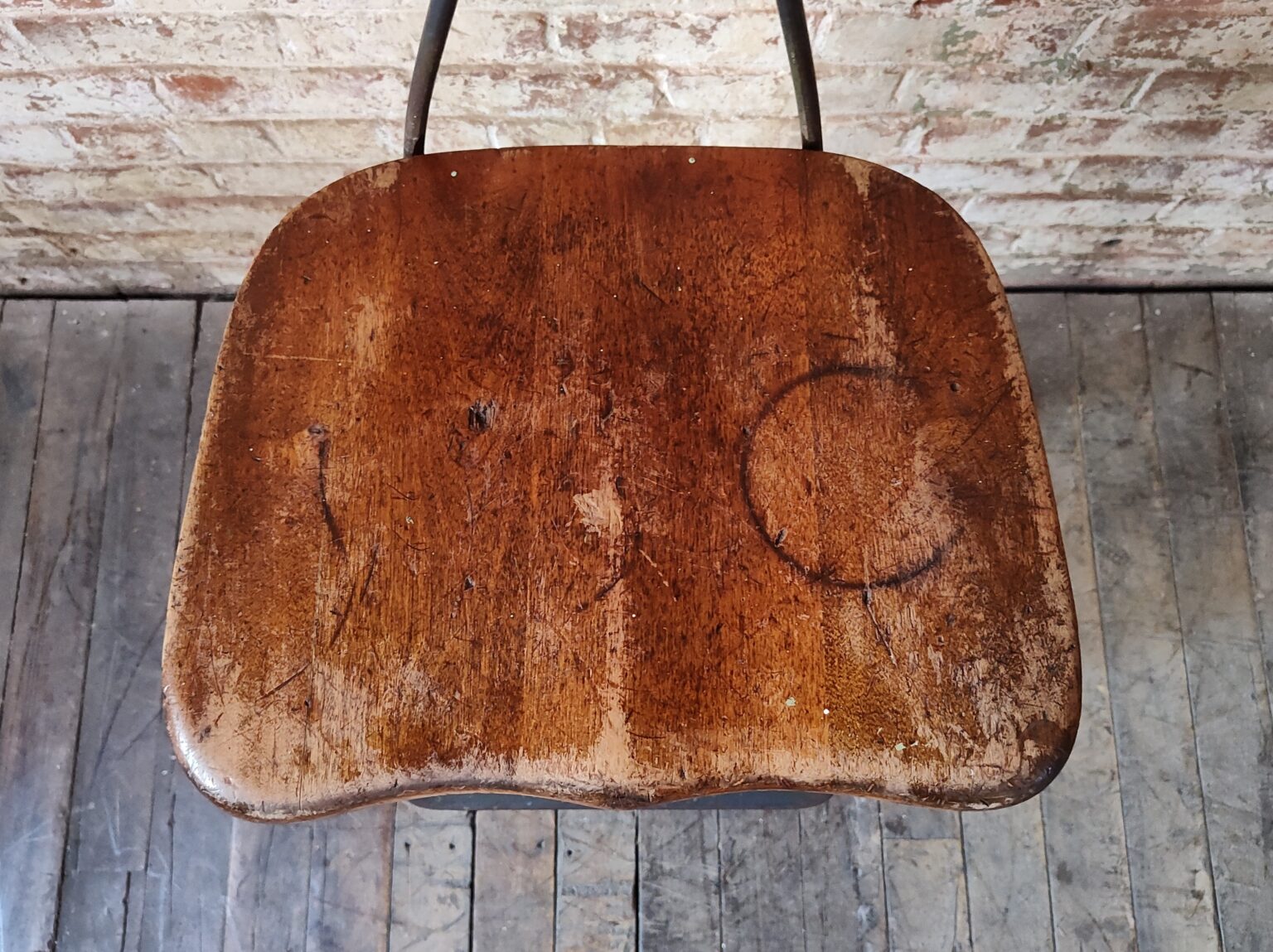 Vintage Industrial Factory Stool by Edward L. Koenig - SOLD - Vintage ...