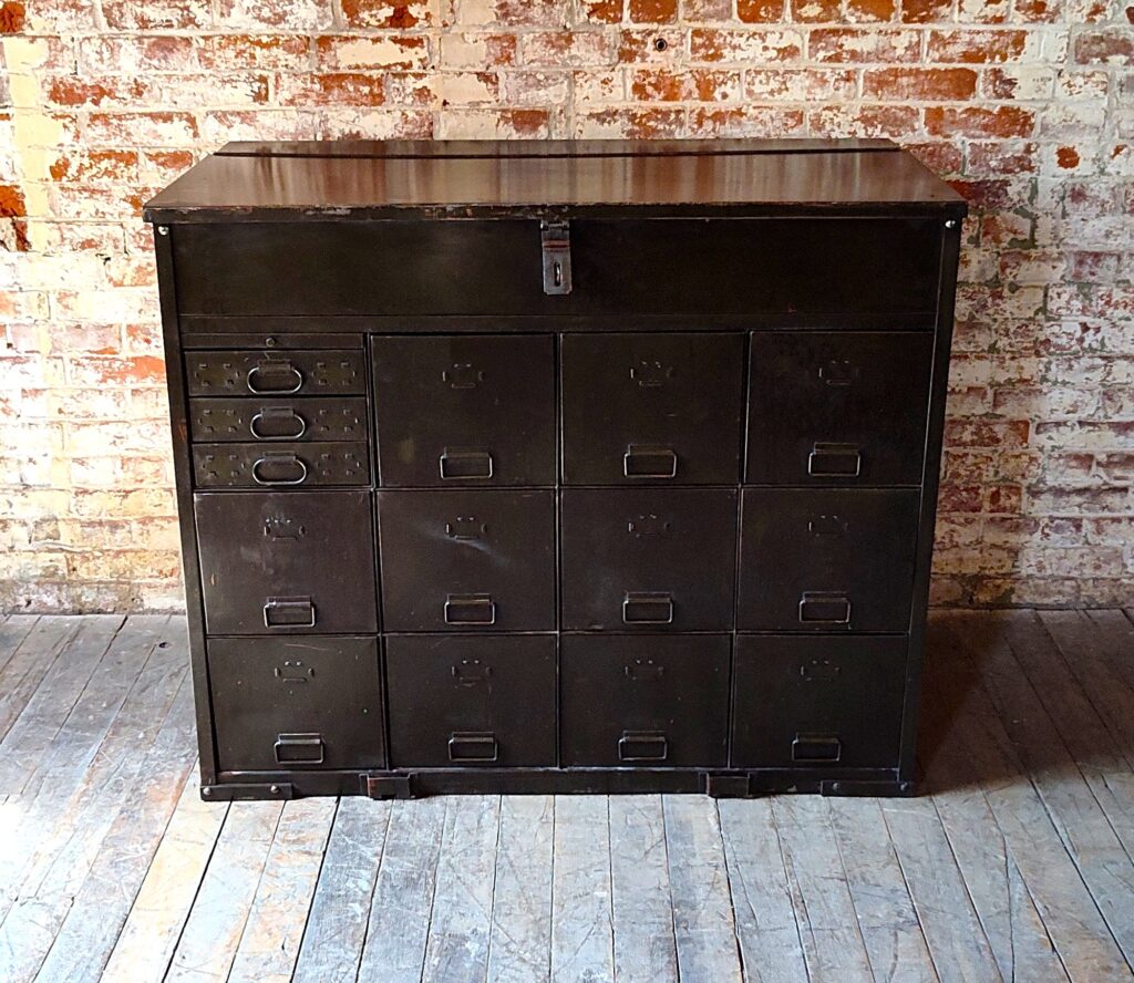 Vintage Industrial Military Storage Cabinet - SOLD - Vintage Industrial ...