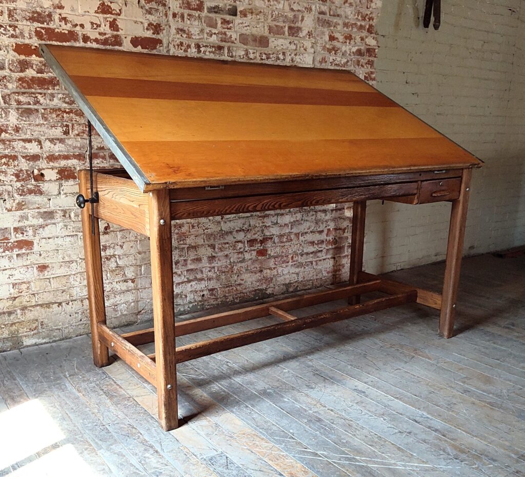 Vintage Hamilton Drafting Table / Desk - SOLD - Vintage Industrial by ...