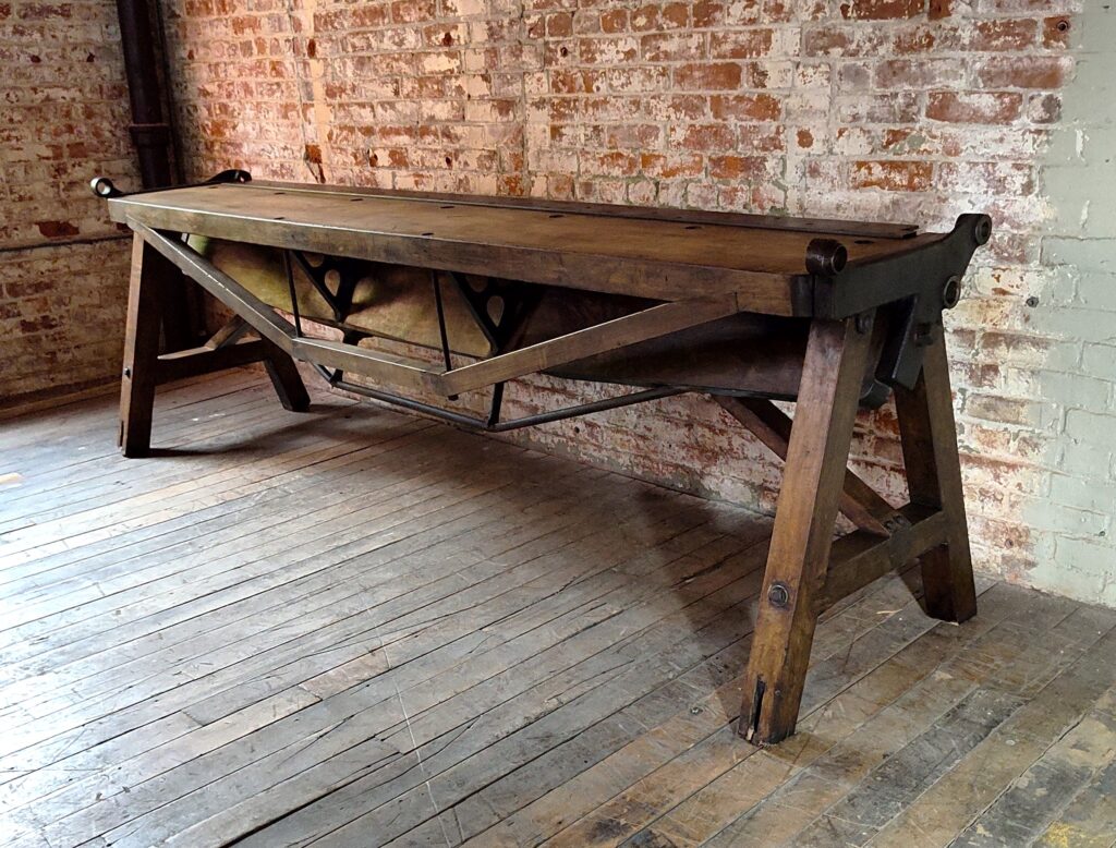 Antique Industrial Console / Sofa Table – 107" - SOLD - Vintage ...
