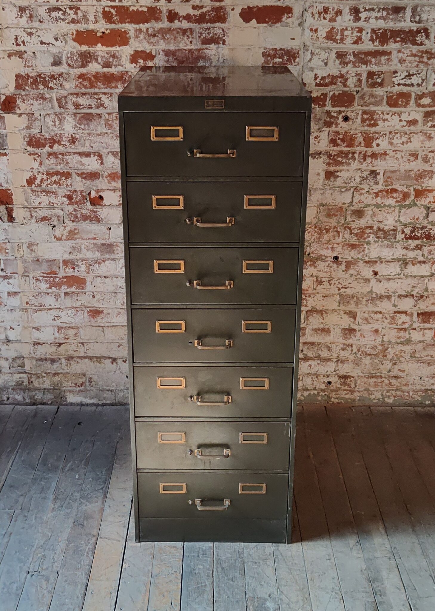 Vintage Industrial Metal Cabinet - SOLD - Vintage Industrial by Get Back, Inc