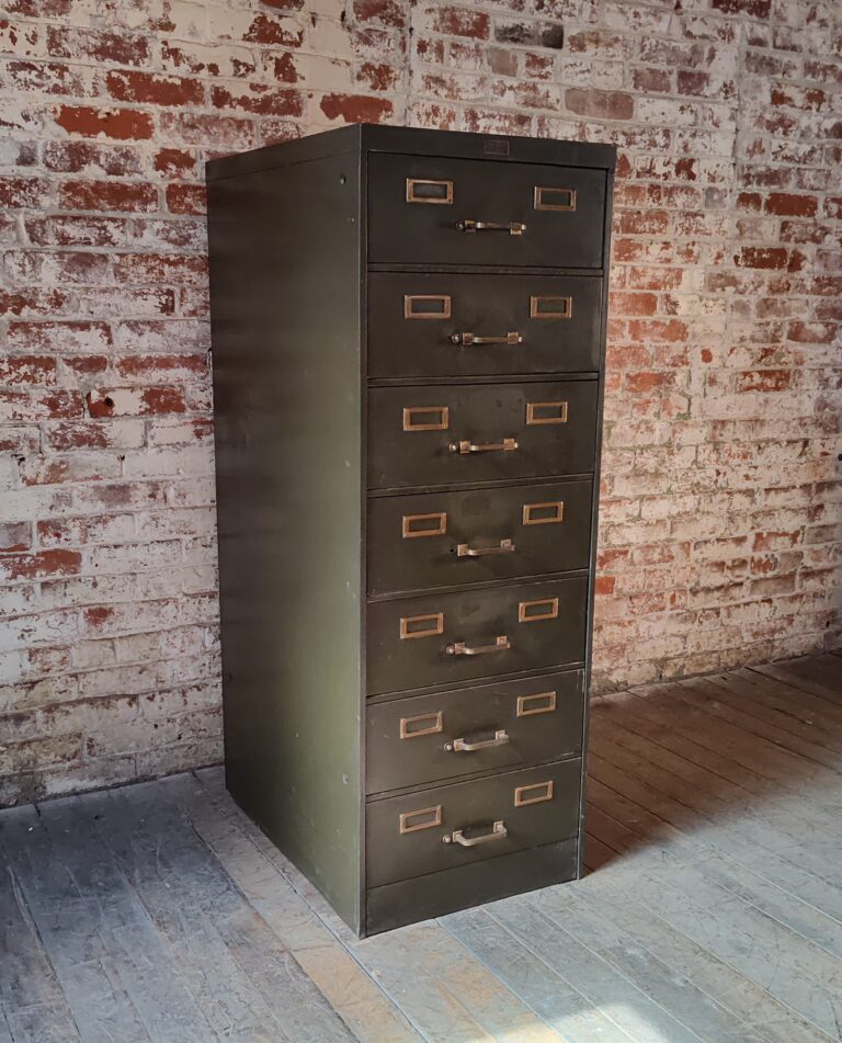 Vintage Industrial Metal Cabinet - SOLD - Vintage Industrial by Get Back, Inc