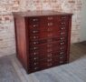 Vintage Wooden Flat File with 10 Drawers - SOLD - Vintage Industrial by ...