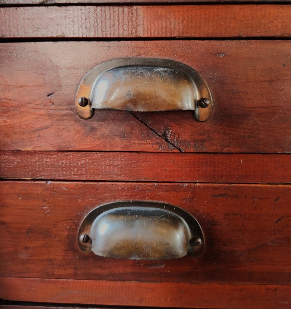 Vintage Wooden Flat File with 10 Drawers - Vintage Industrial by Get ...