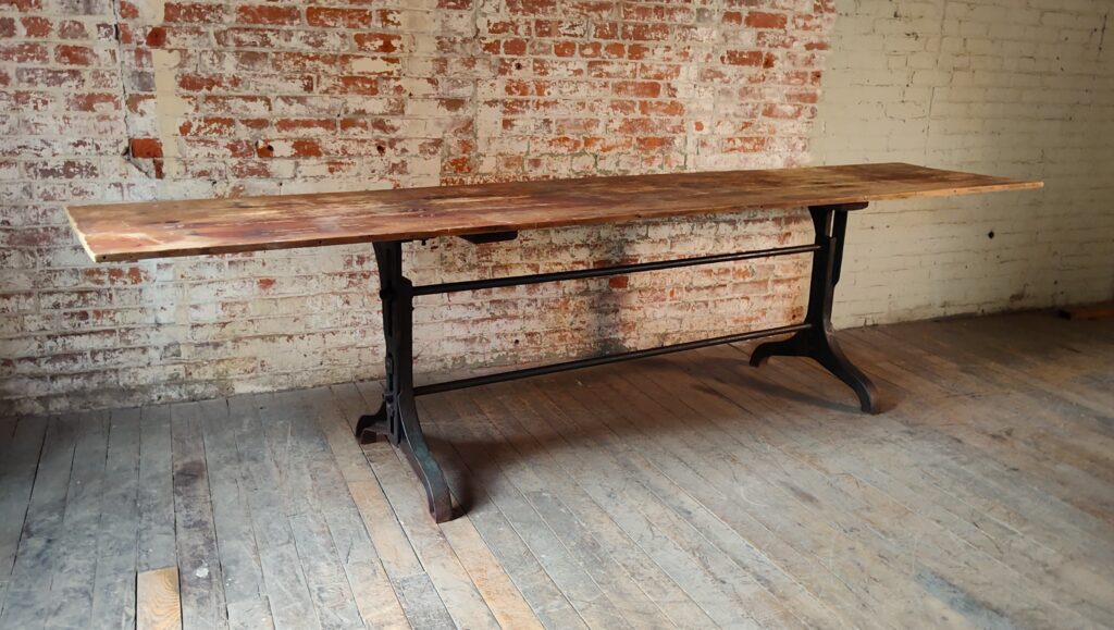 Vintage Industrial Tilt Top Dining Table - Vintage Industrial by Get ...