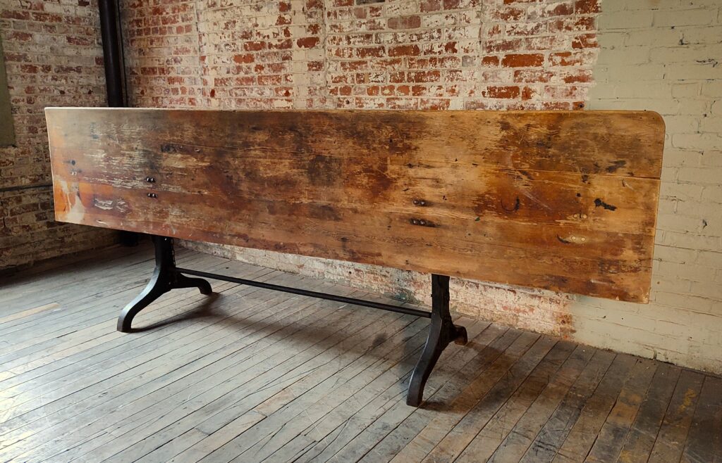 Vintage Industrial Tilt Top Dining Table - Vintage Industrial by Get ...