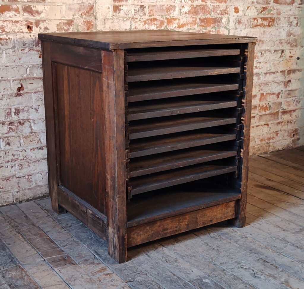 Vintage Industrial Tray Storage Cabinet - Vintage Industrial by Get ...